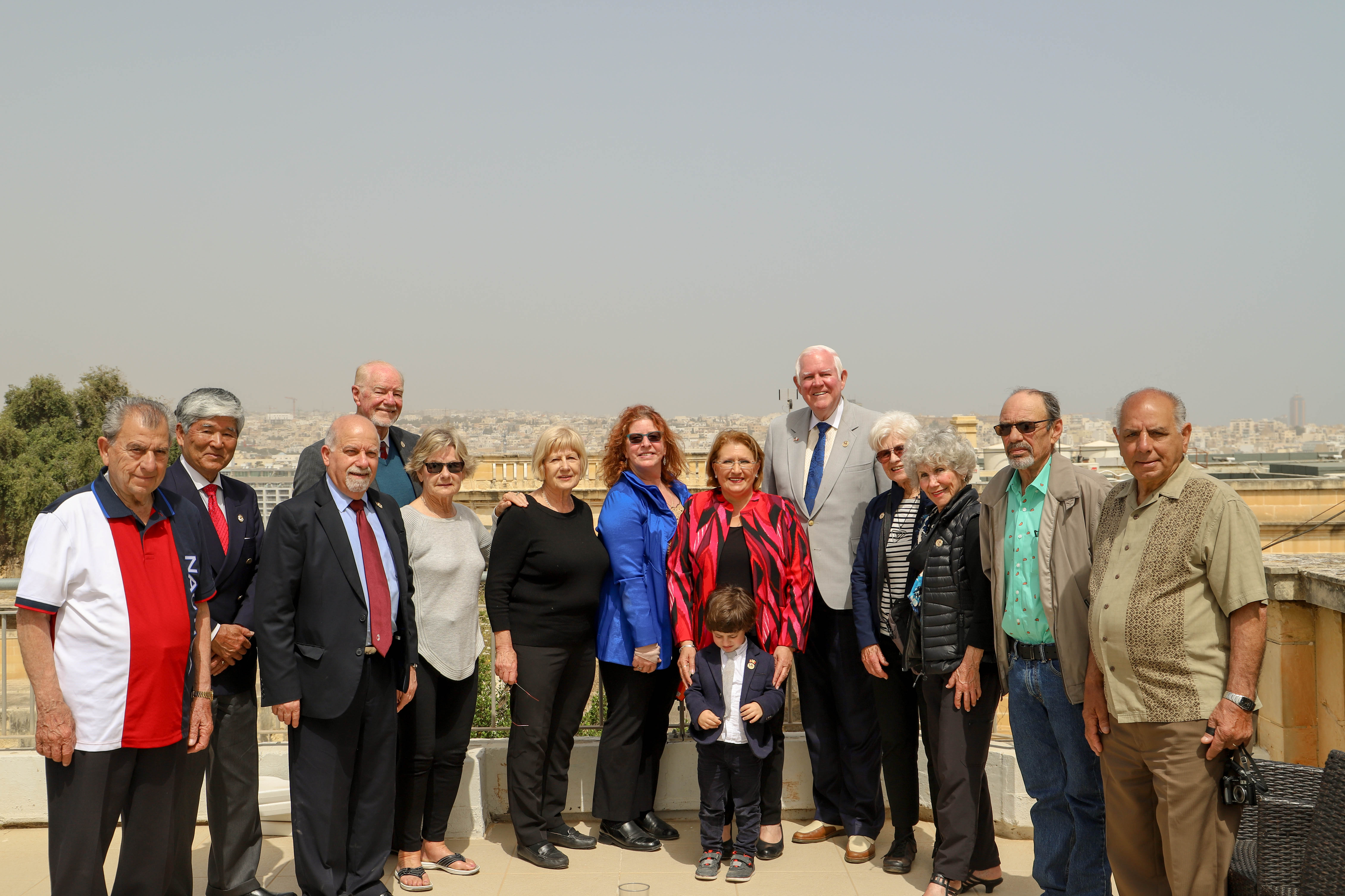 Marie-Louise Coleiro Preca meets a group of residents from Millbrae ...